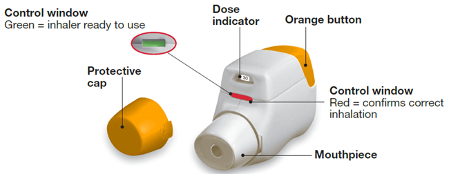Brimica Genuair inhaler (aclidinium bromide / formoterol fumarate ...