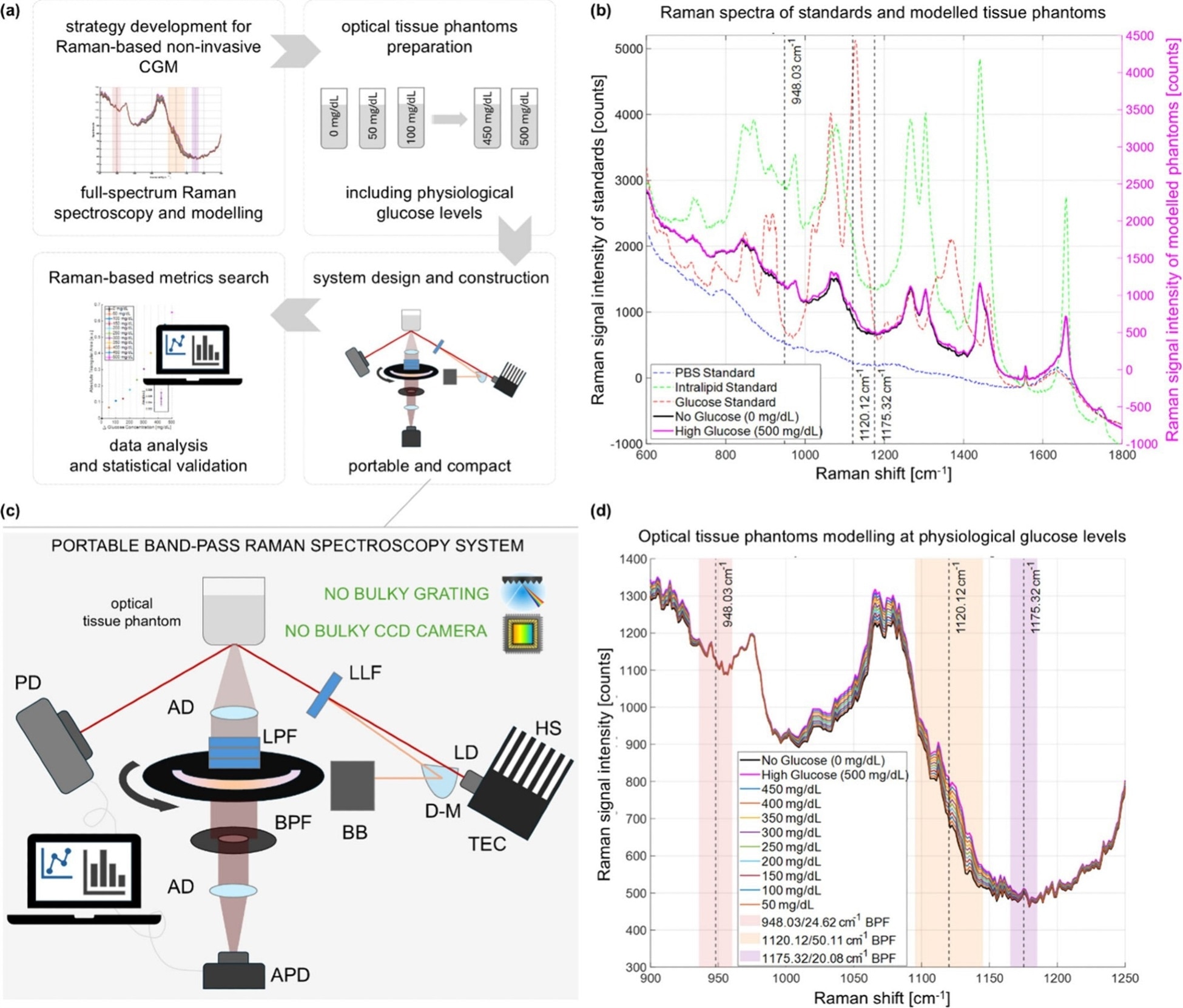 Noninvasive Raman device tracks blood glucose accurately in under a minute